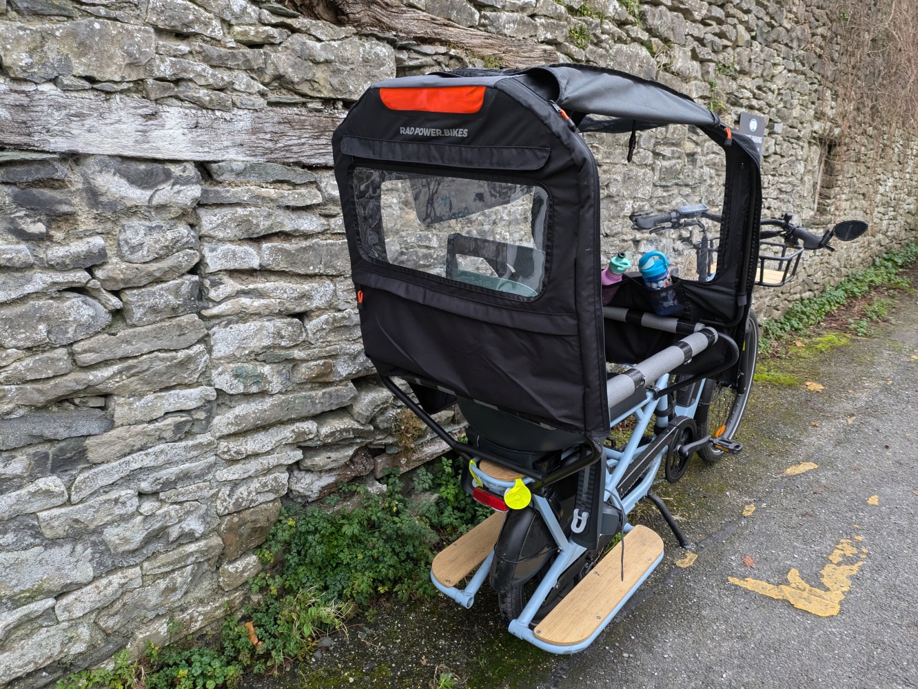 Decathlon elops longtail cargo bike review - Cycle Sprog