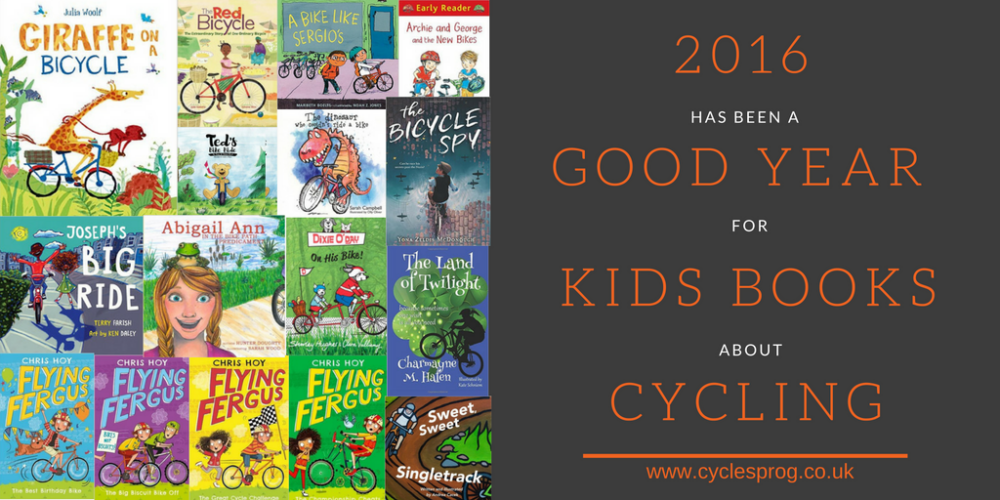 The best new kids story books about cycling published in 2016